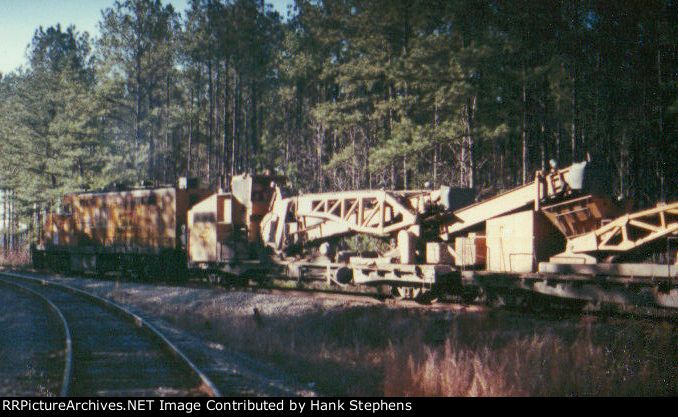 Loram DC-1 tied up after a days work